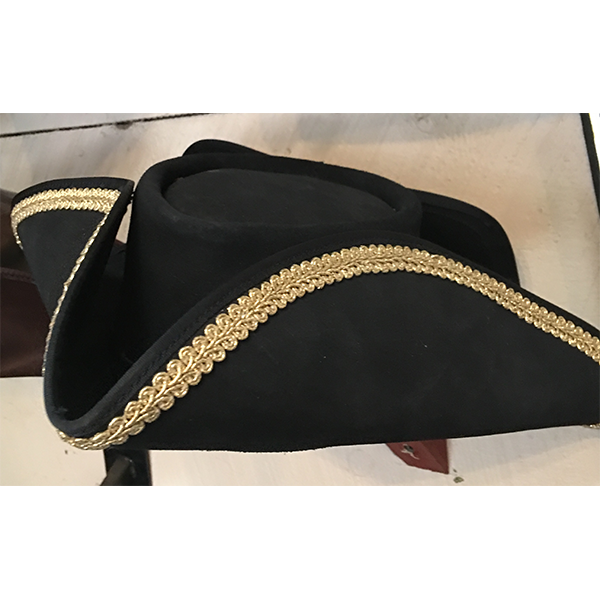 Leather Colonial Hat